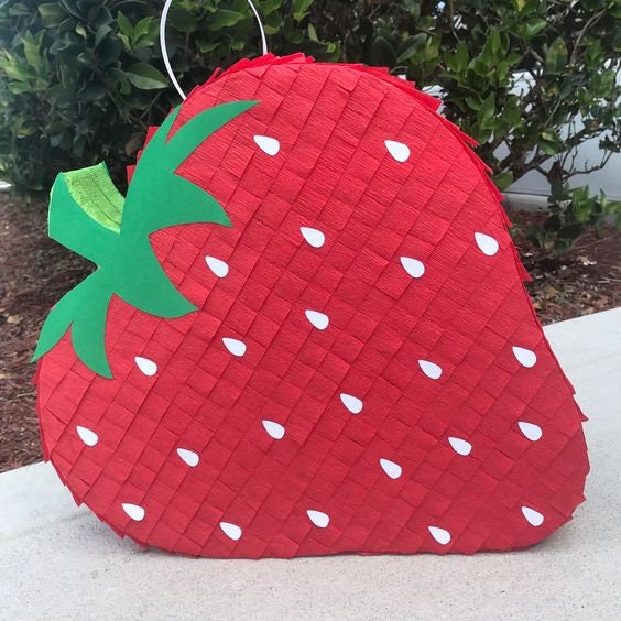 Strawberry Pinata - Etsy
