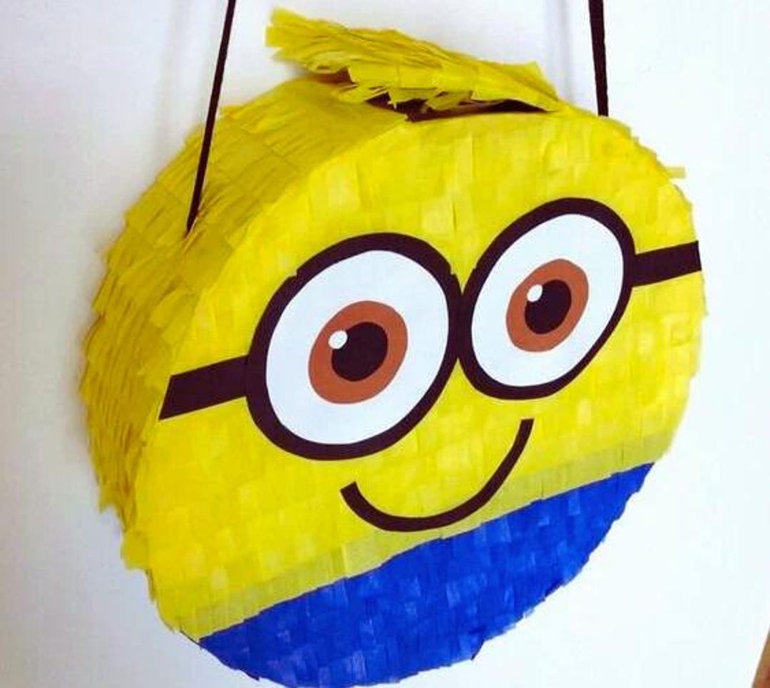 Yellow Monster Pinata - Etsy