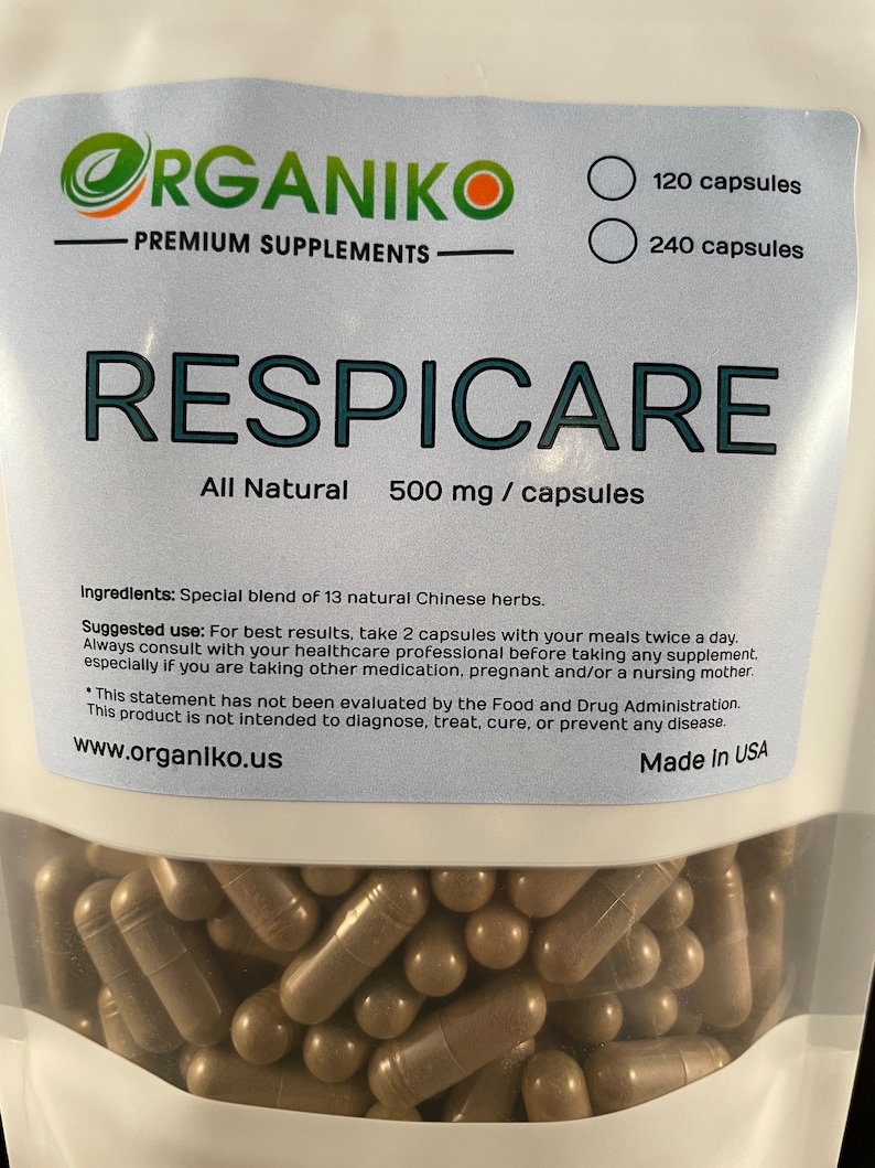Respicare -- 500mg Capsules - Etsy