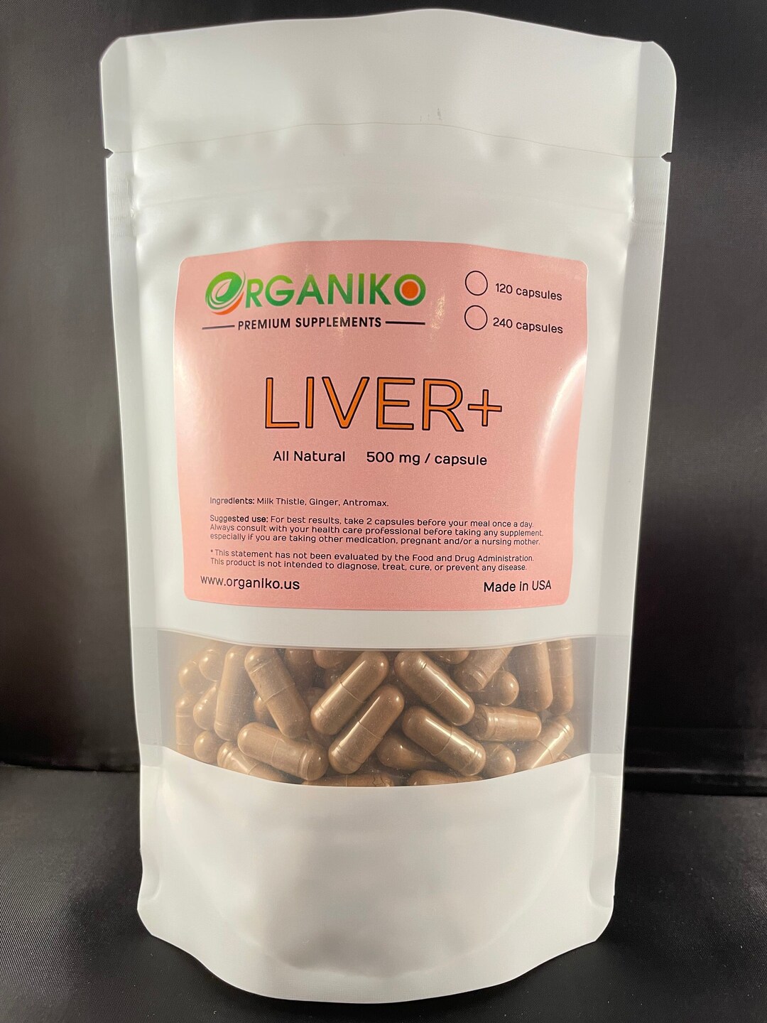 Liver+ -- 500mg Capsules - Etsy