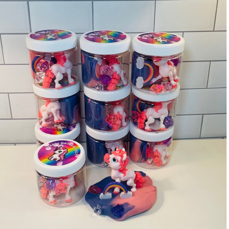 Magical Unicorn Sensory Play Dough Kit for Kids' Craft and Party Fun - Etsy
