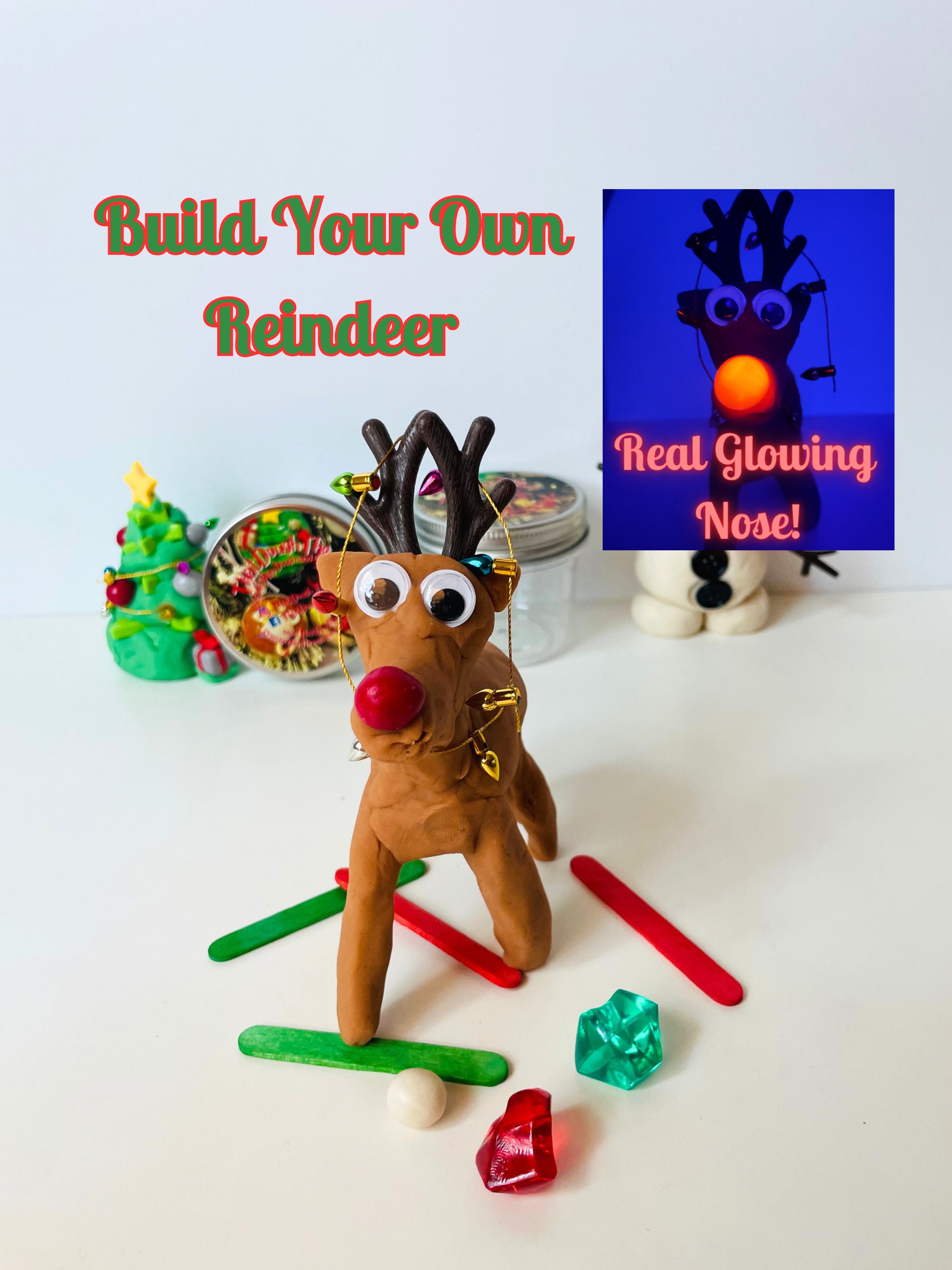 Build A Reindeer| Rudolph Inspired Christmas Craft| Stocking Stuffers ...