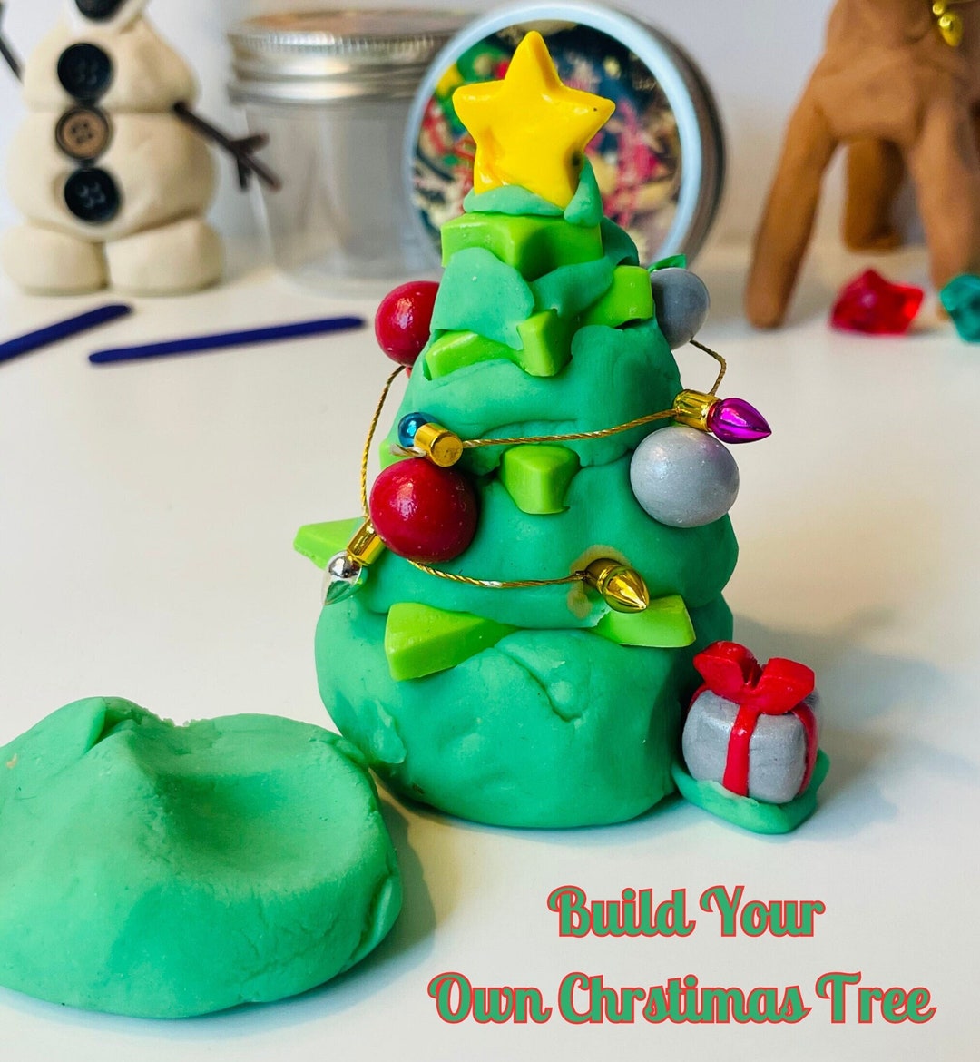 Build Your Own Christmas Tree| Play Dough Jar| Stocking Stuffer ...