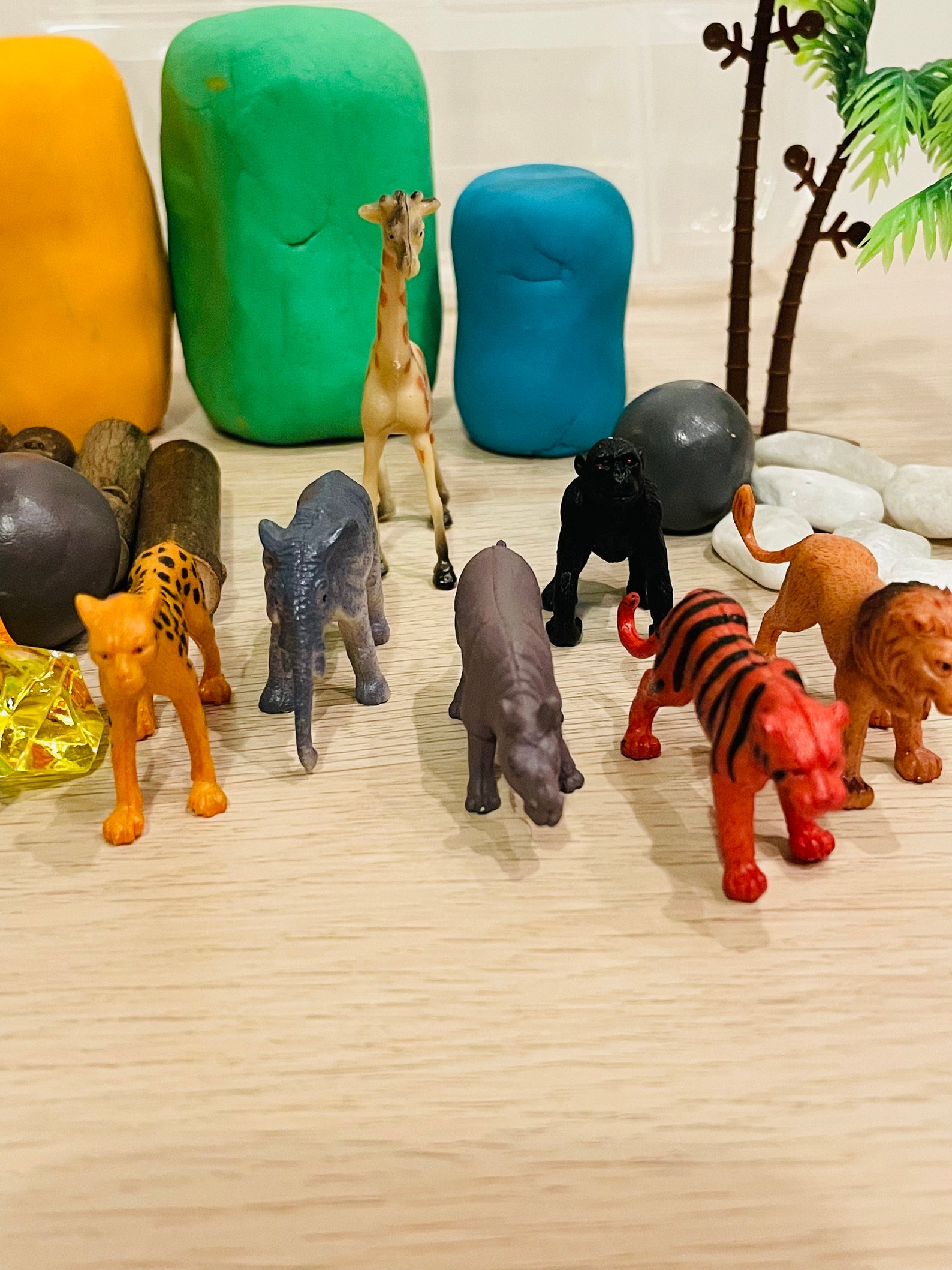 Zoo Animal Play Dough Kit Stem Toy Sensory Bin - Etsy