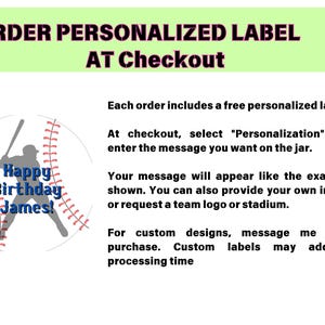 Baseball Party Favors| Play Dough Jars With Bat, Ball and Bases ...