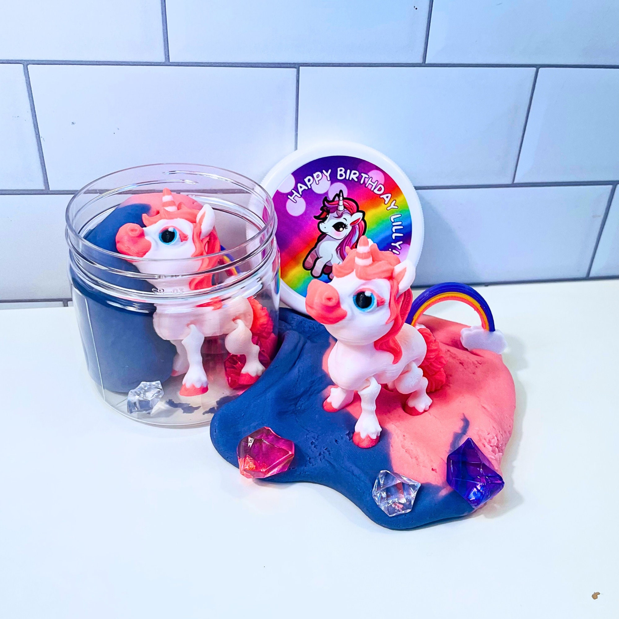 Magical Unicorn Sensory Play Dough Kit for Kids' Craft and Party Fun - Etsy