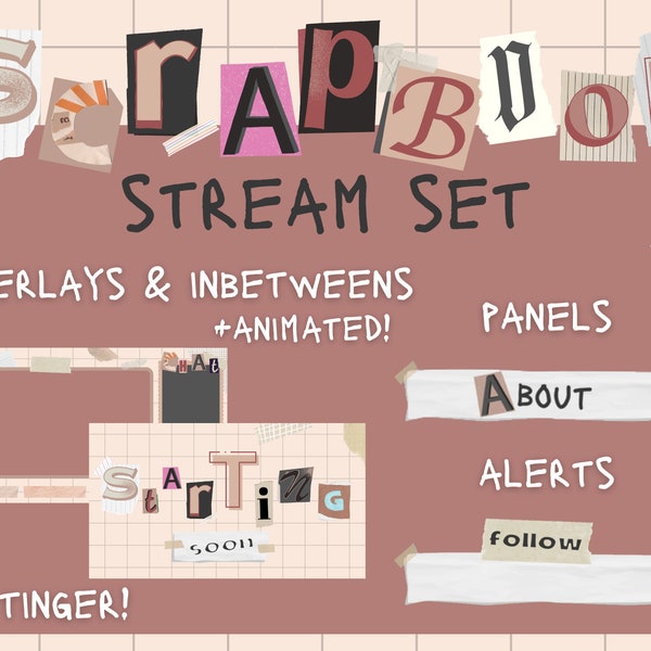 Scrapbook Overlays - Etsy