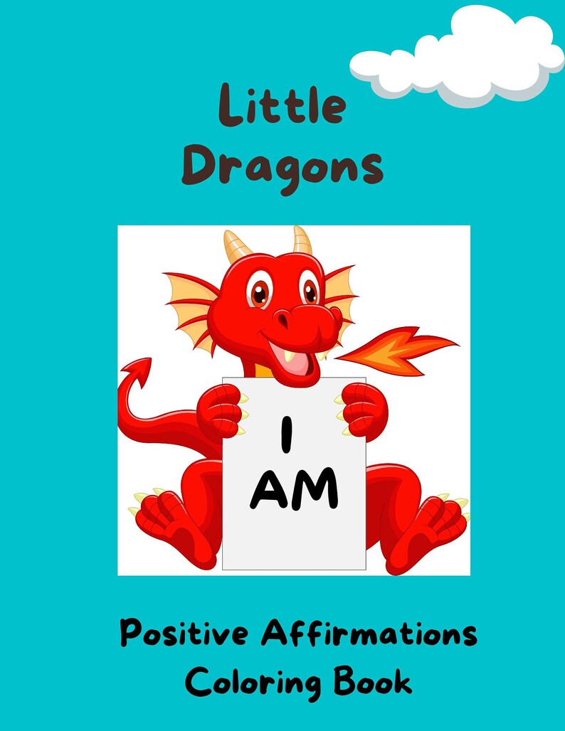 Kids Positive Affirmation Coloring Pages Set of 15 Encouragement Color ...