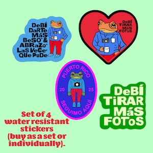 Bad Bunny DTMF Sticker Bundle, Debi Tirar Mas Fotos Sticker, Bad Bunny ...