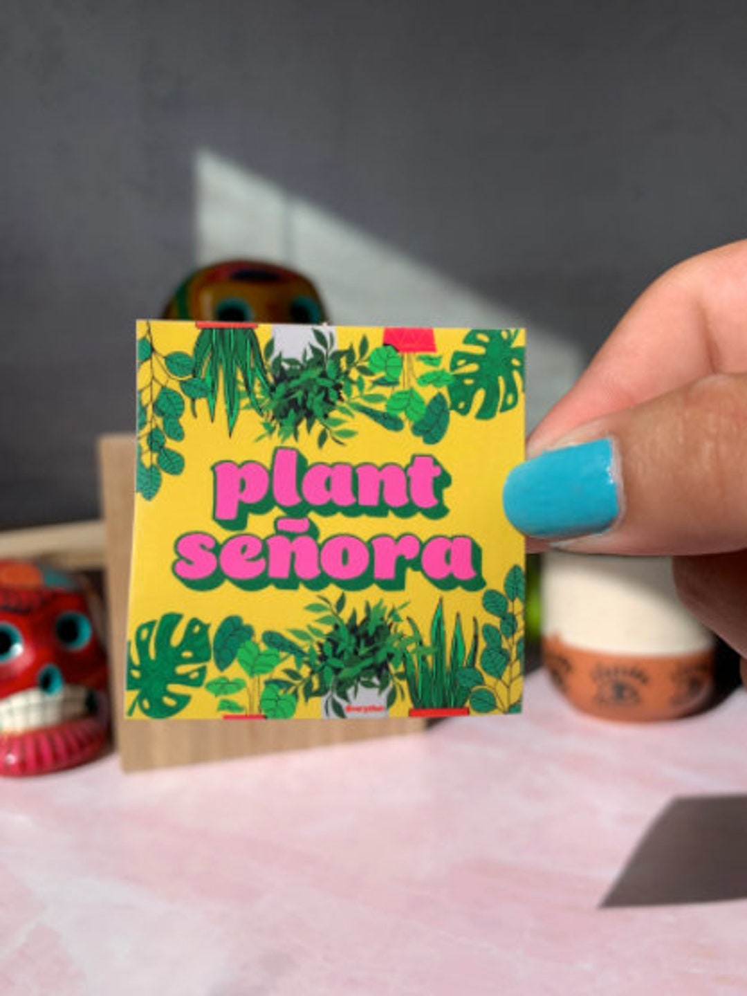 Plant Señora Sticker 2x2 Inches | Latinx | Very That | Verythat ...