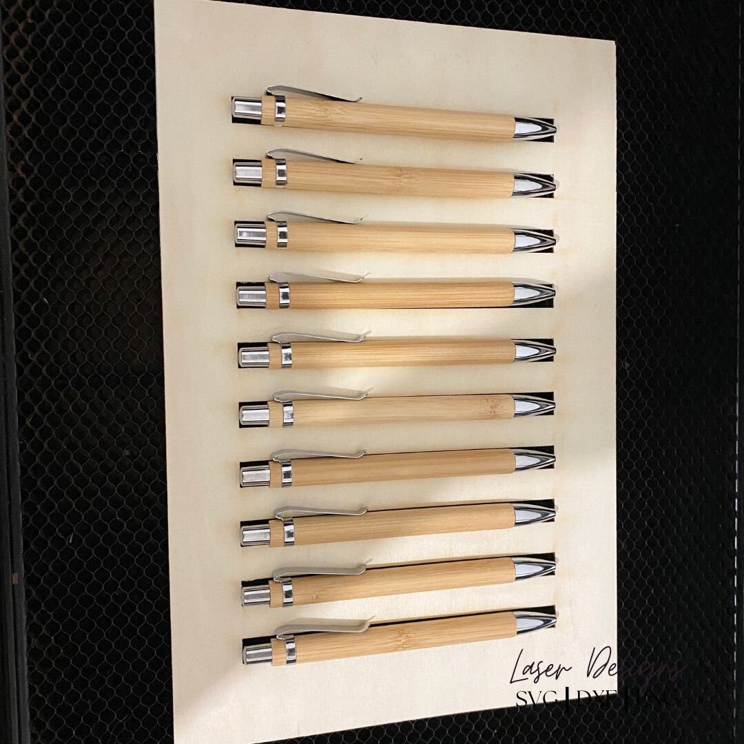 Pen Jig SVG File for Digital Download, Pen Jig With Glowforge, Digital ...