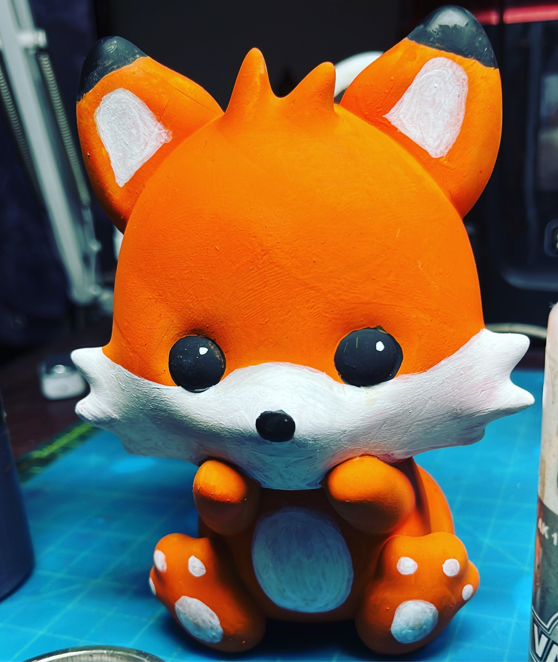 3D Printed Cute Fox | Etsy