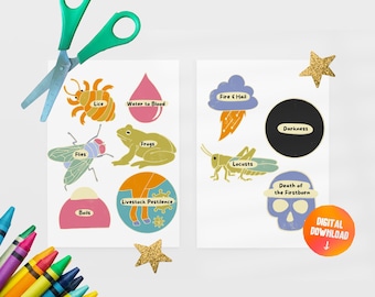 Exodus Egypt Characters | Sunday School Craft Project | Digital ...