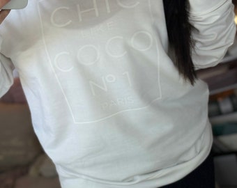 Chic Like Coco Unisex Sweatshirt - Etsy