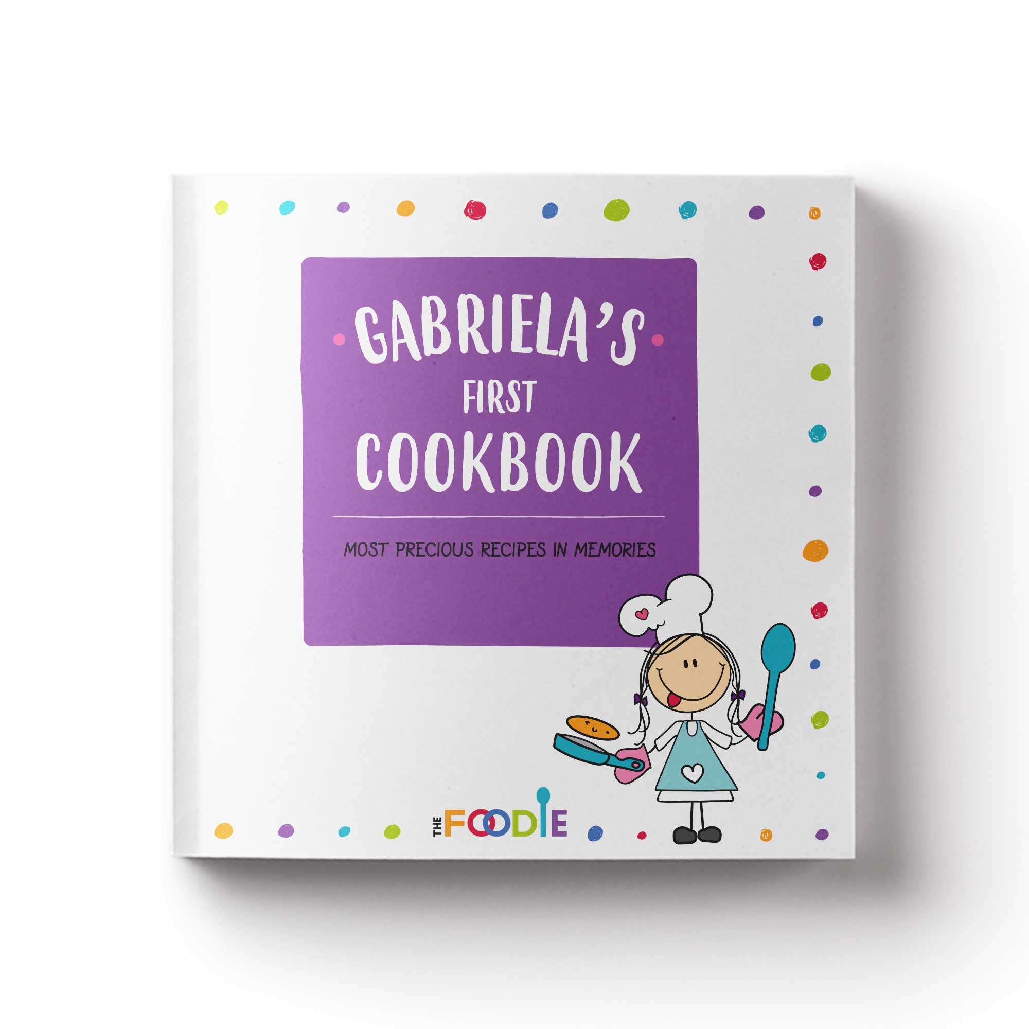 Personalized Kids Recipe Book, Customized Recipe Book, Your Name ...