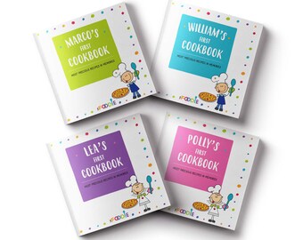 My First Recipe Book - Etsy