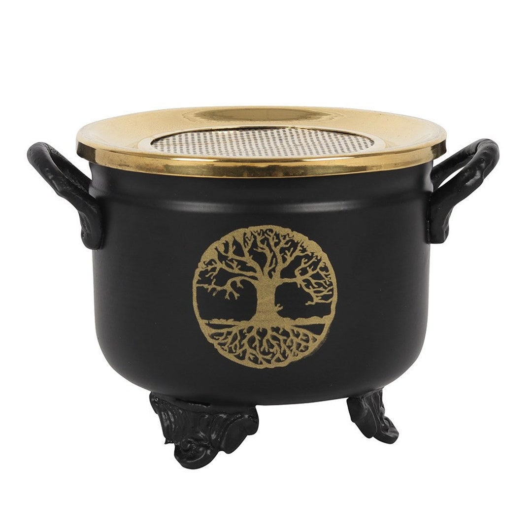 Tree of Life Metal Cauldron for Magical Preparation - Etsy