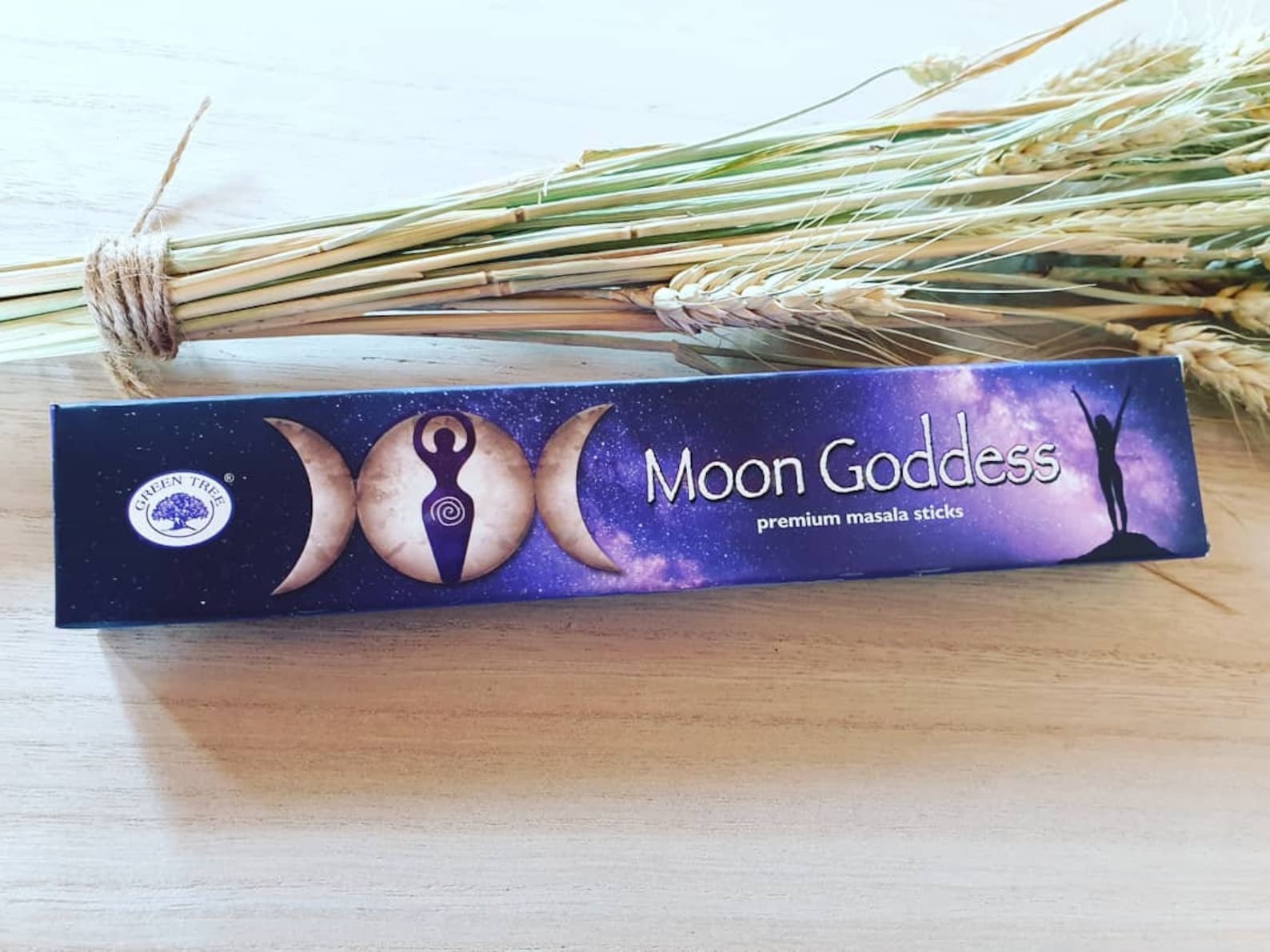 Green Tree Moon Goddess Incense Stick - Etsy