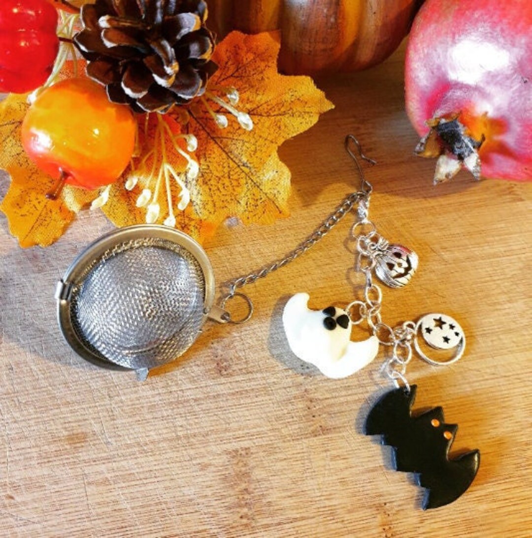Tea Infuser Halloween Tea Ball Ghost & Bat - Etsy