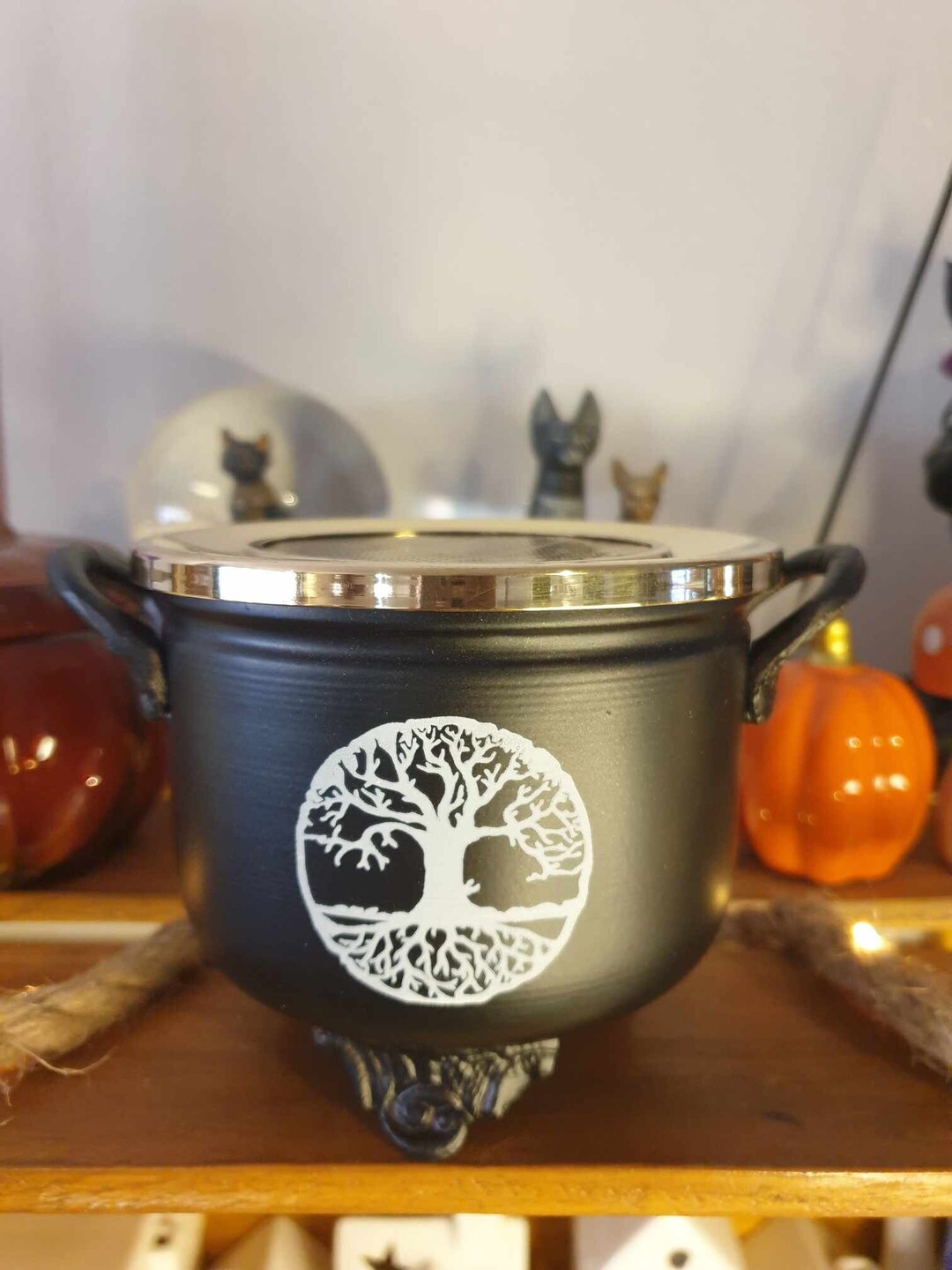Tree of Life Metal Cauldron for Magical Preparation - Etsy