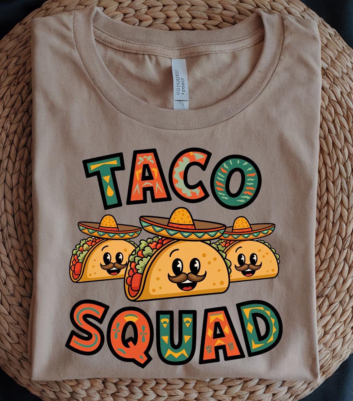 Funny Taco Squad PNG - Cute Mexican Food Digital Download - Kawaii Taco ...