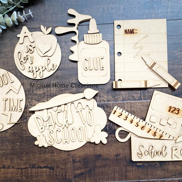 Back to School Tiered Tray Decor - Etsy