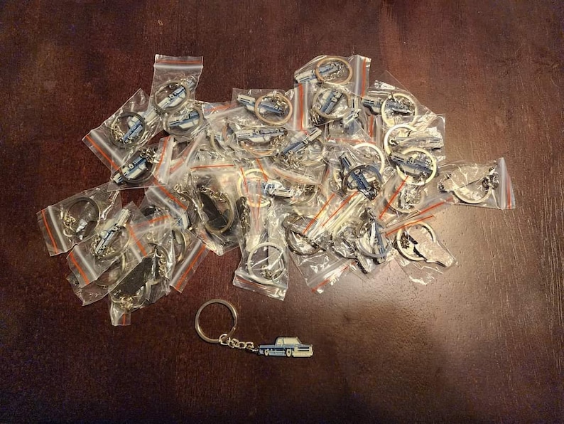 Chevy C10 Lowered Truck Key Chain - Etsy