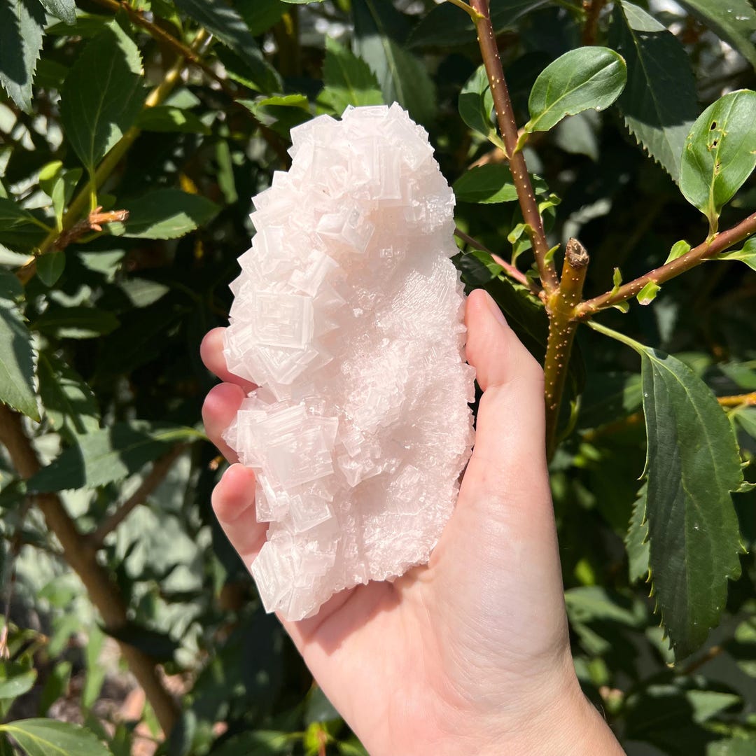 Pink Halite Crystal - Halite From Searles Lake in California - Halite ...