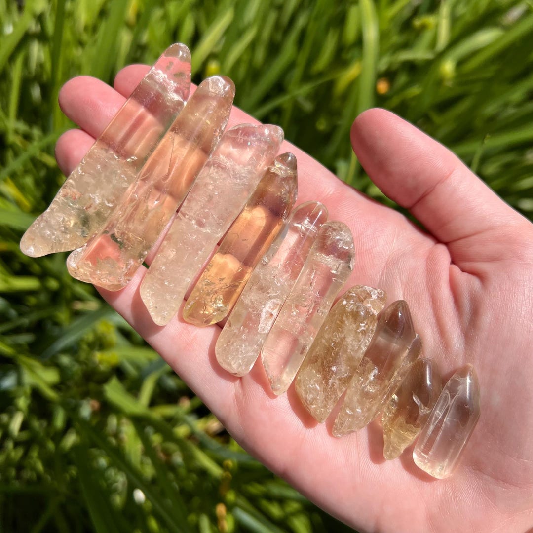 Raw Citrine Point: Natural Untreated Citrine From Republic of the Congo ...