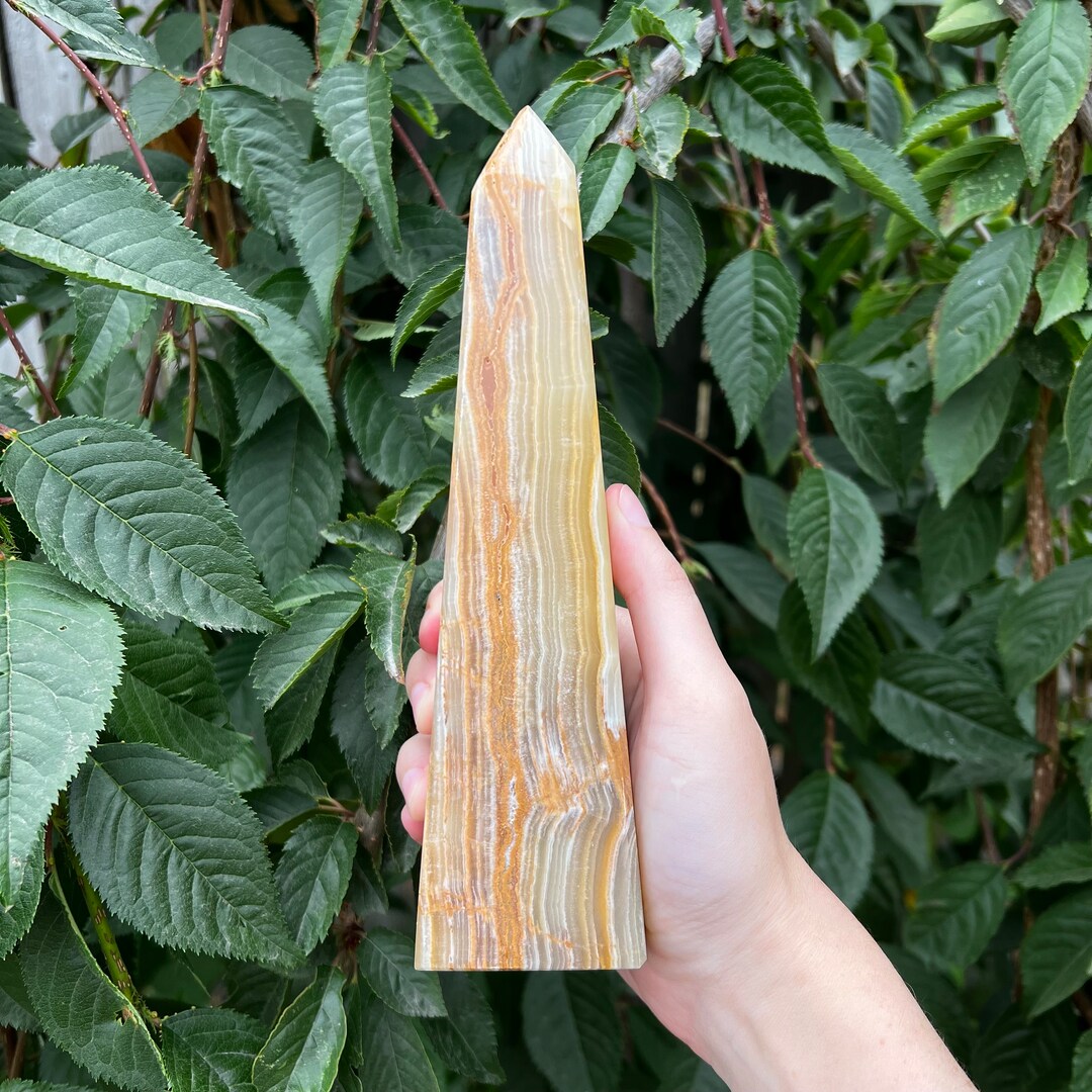 Green Onyx Tower - Large Crystal Tower - Green Onyx Crystal - Etsy