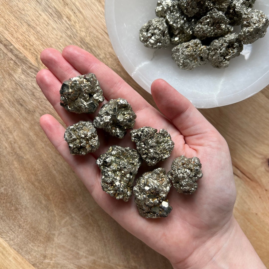 Raw Pyrite Cluster - Natural Raw Pyrite - Rough Pyrite Chunk - Etsy