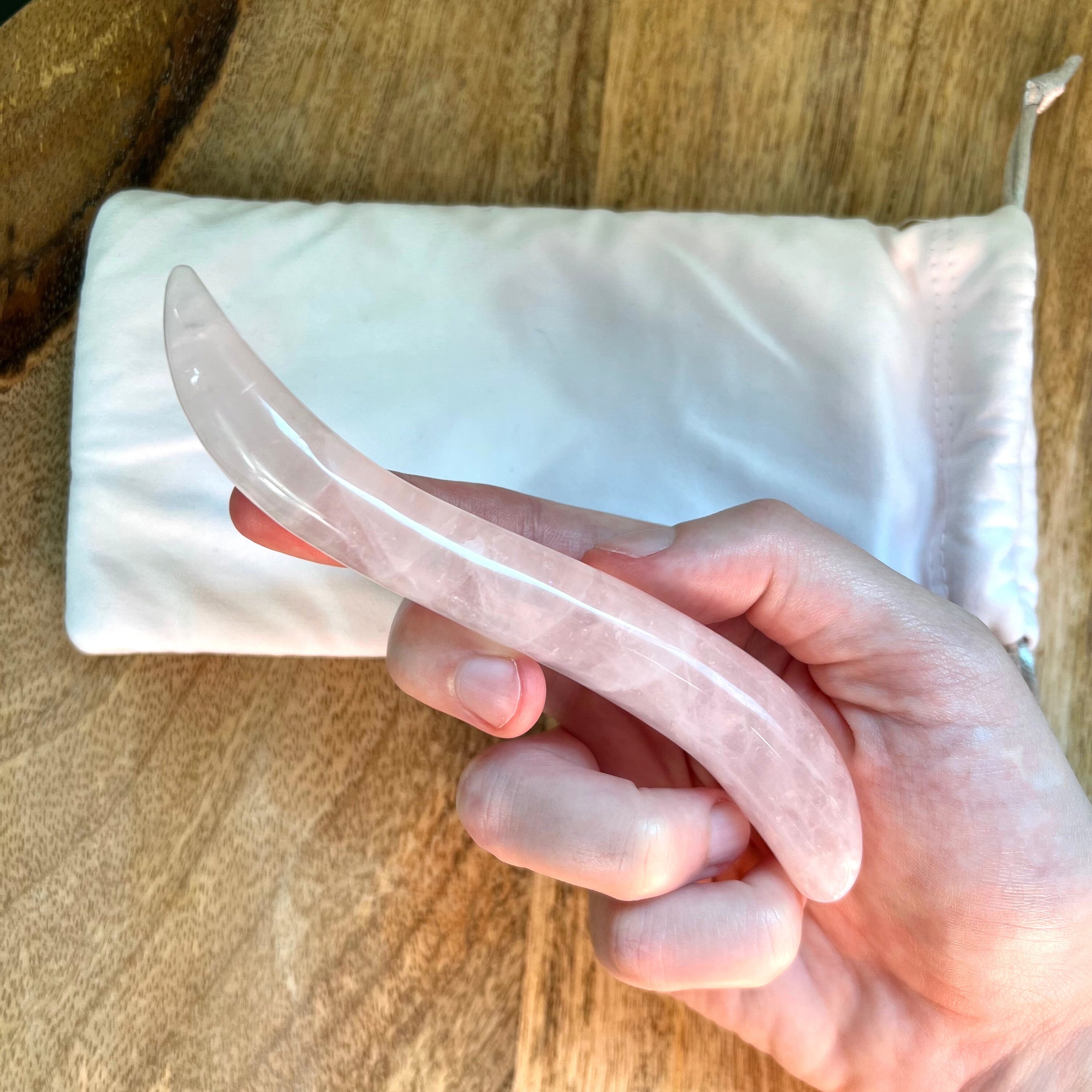 Rose Quartz Yoni Wand Self-love G-spot Crystal Massage Wand - Etsy Canada