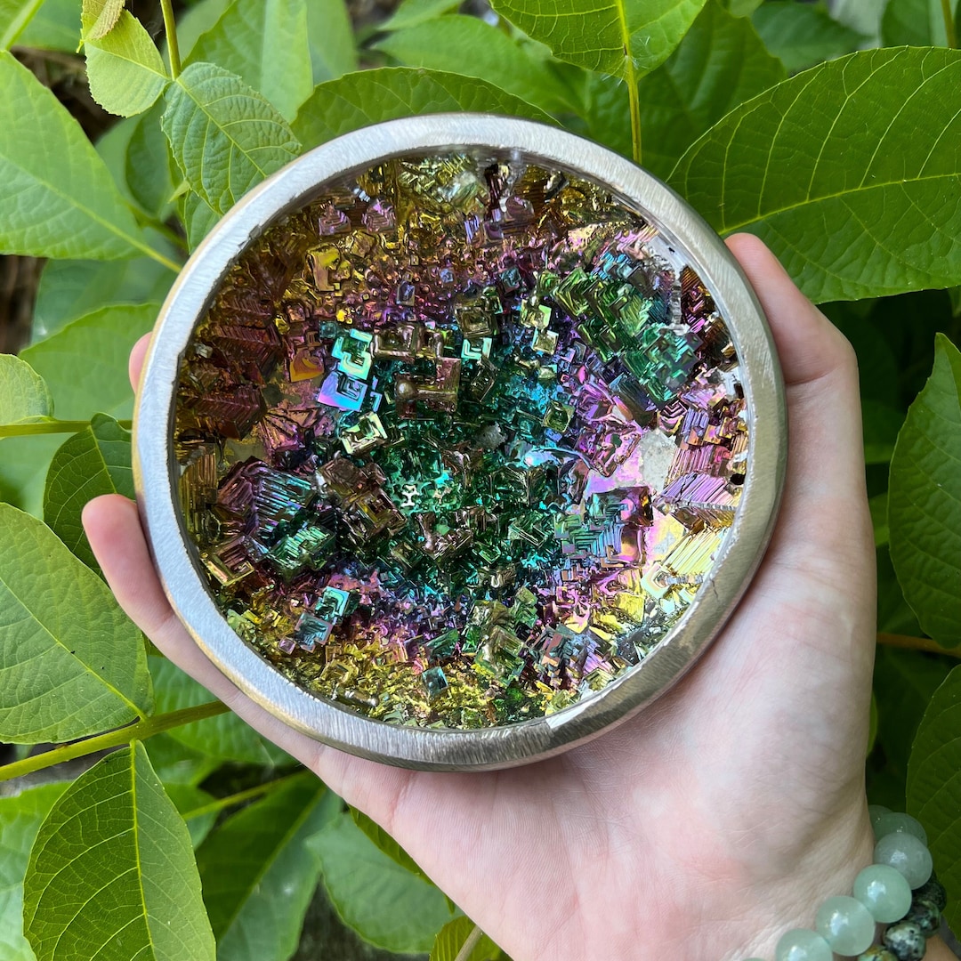 Bismuth Bowl - Bismuth Specimen - Bismuth Cluster - Bismuth Crystal ...