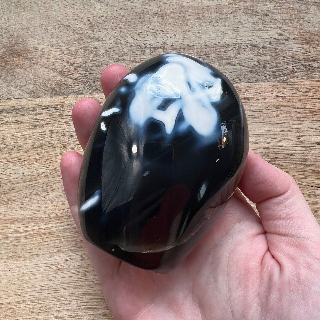 Orca Agate Freeform - Orca Agate Crystal - Etsy