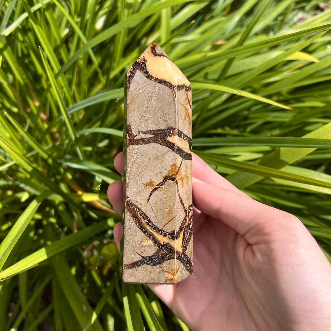 Septarian Tower - Septarian Dragon Stone Crystal - Crystal Tower ...