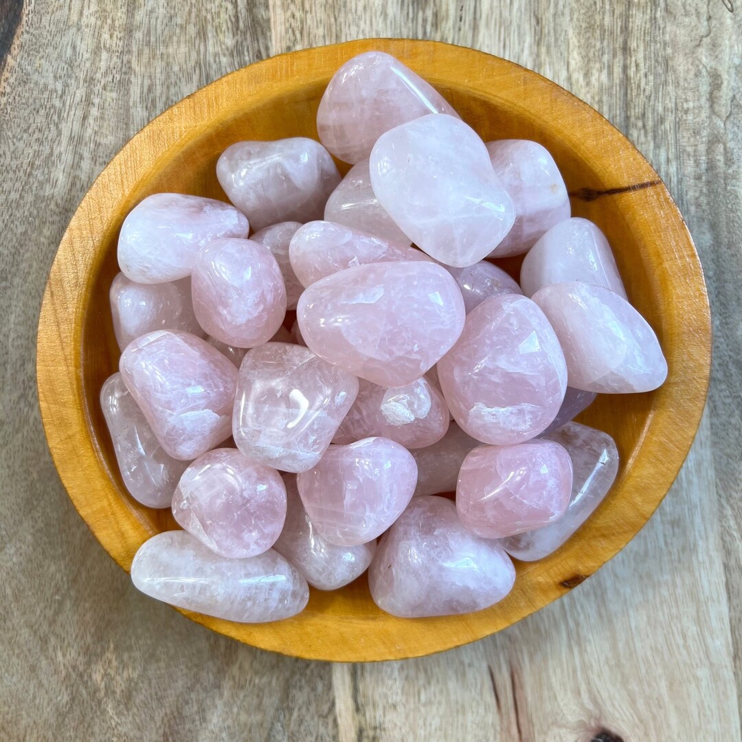 Rose Quartz Tumble - Tumbled Rose Quartz - Crystal Tumbles - Etsy