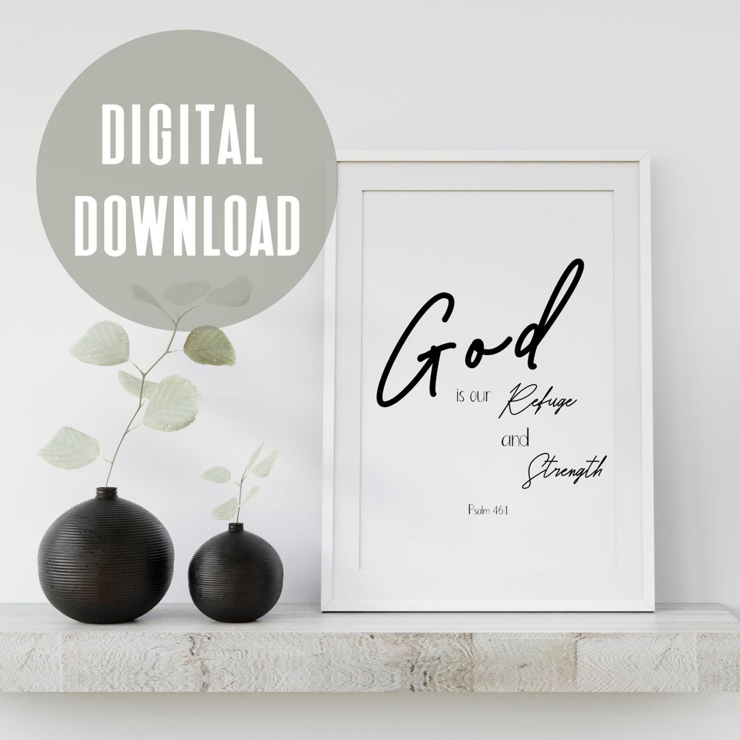 Bible Verse Printable, Scripture Wall Art, Bible Verse Printable Wall ...
