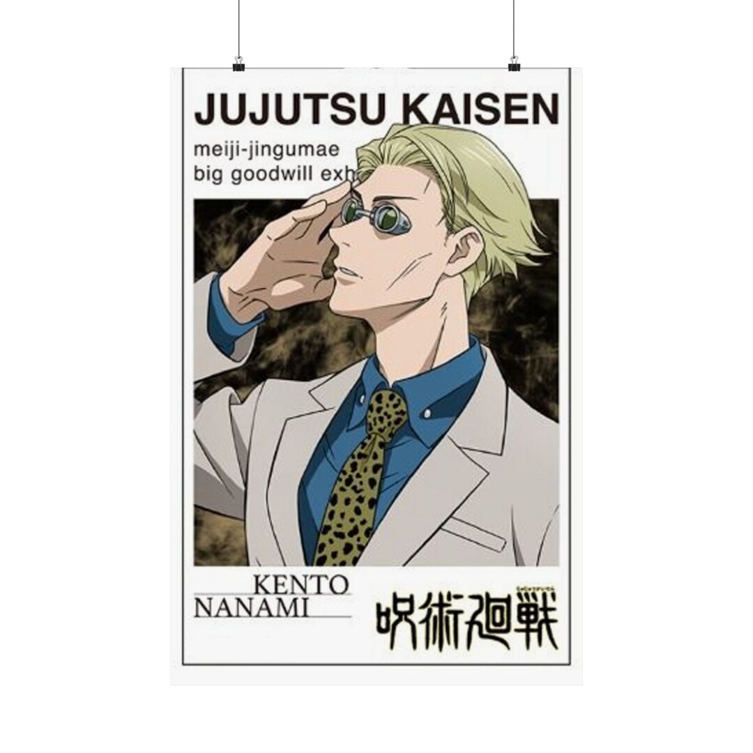 Jujutsu Kaisen Kento Nanami Poster Collection - Etsy