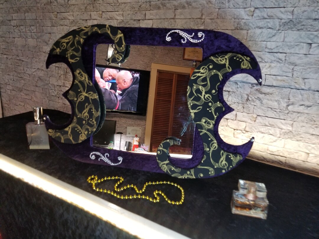 Joker Mirror. Vanity Mirror. Fabric Mirror Art. Wall Jewel Abstract ...