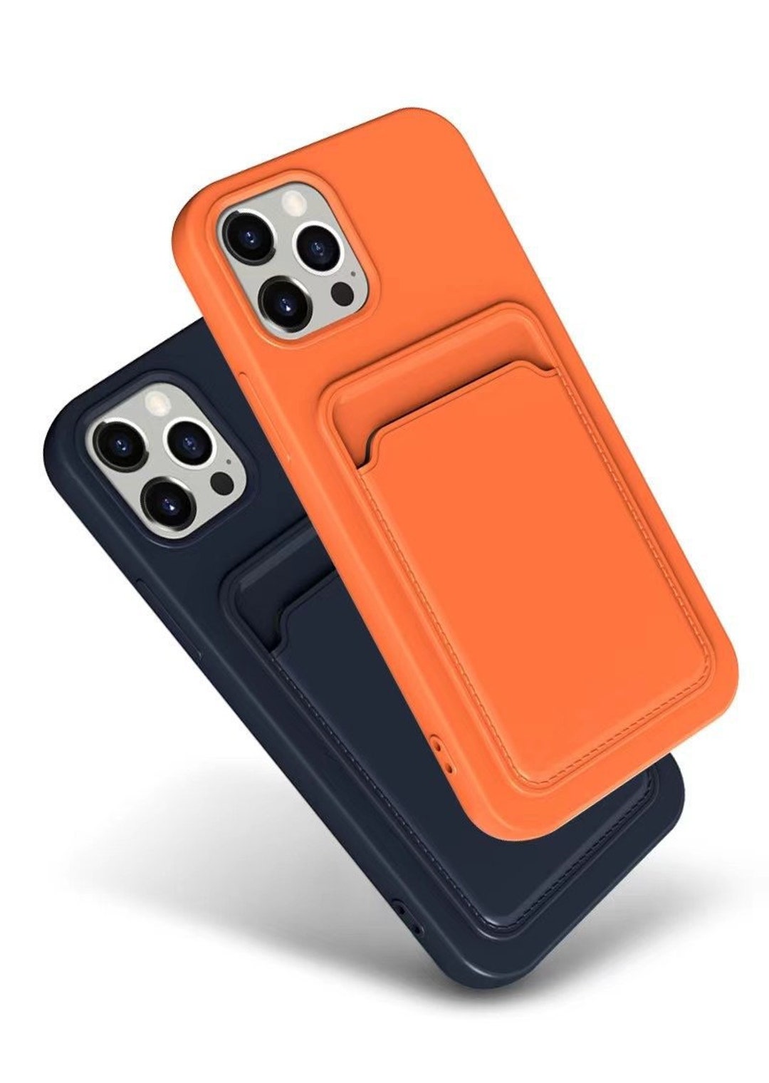 IPhone 13 Solid Color Case Insert One Card Package 13 Solid Color Phone ...