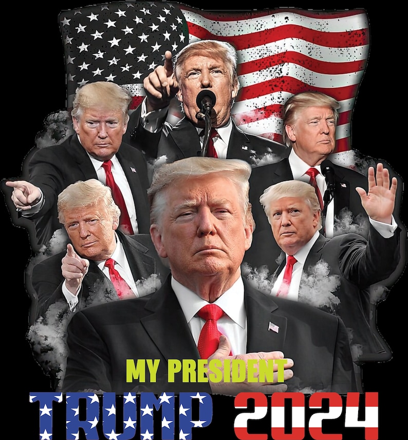 President Trump Mugshot America Flag PNG Digital Download My - Etsy
