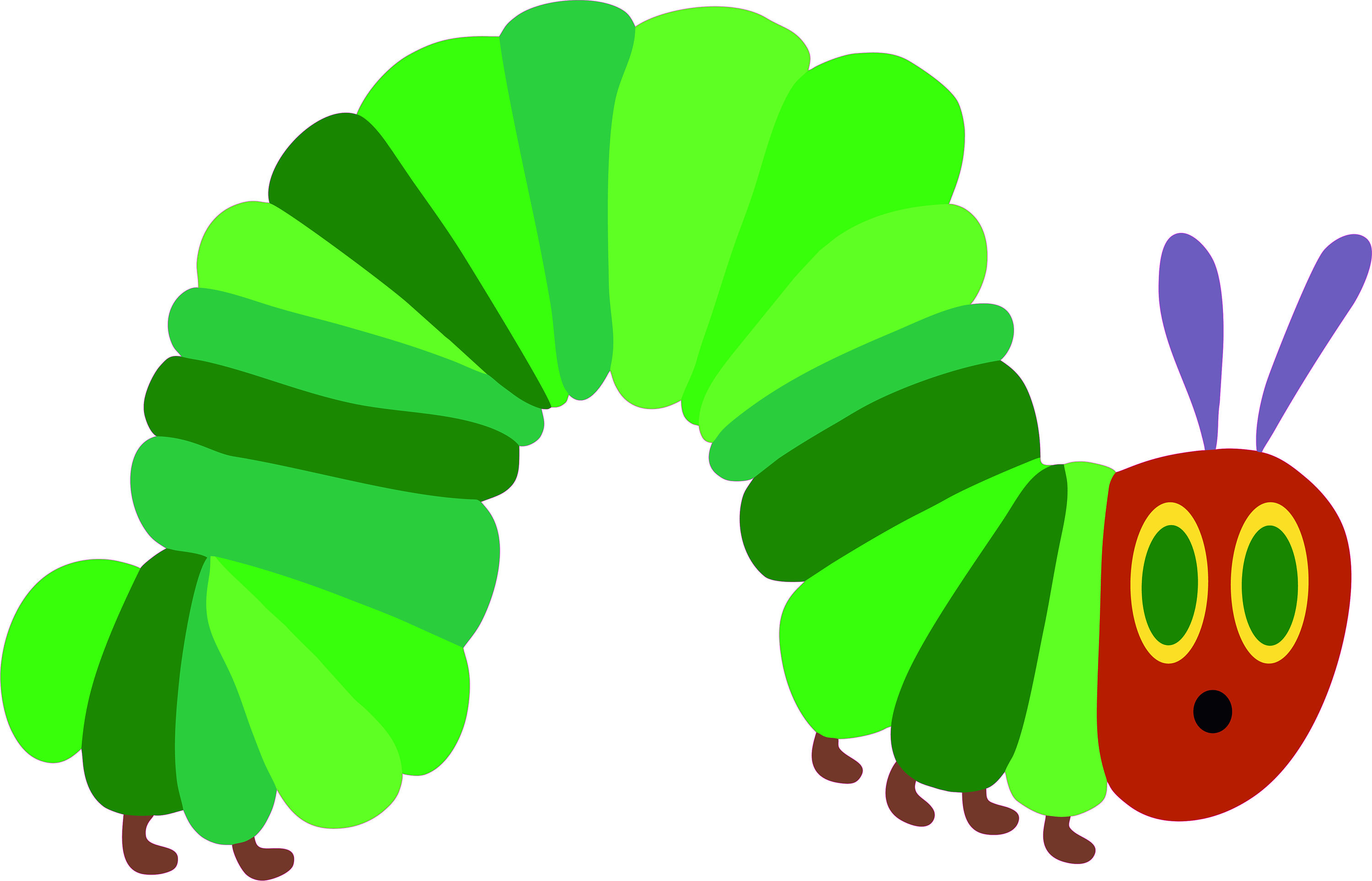 Clipart The Very Hungry Caterpillar