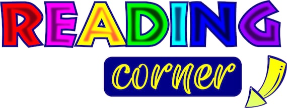 Reading Corner Here Sign Board Vinyl Wall Decal Signage for | Etsy