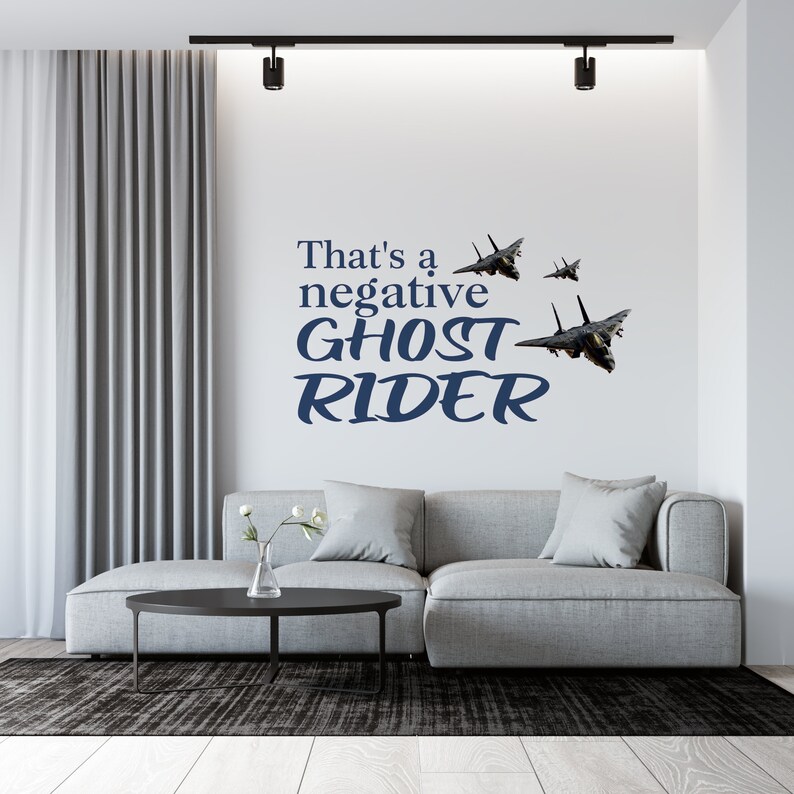 That's A Negative Ghost Rider From the Movie Top Gun Vinyl - Etsy