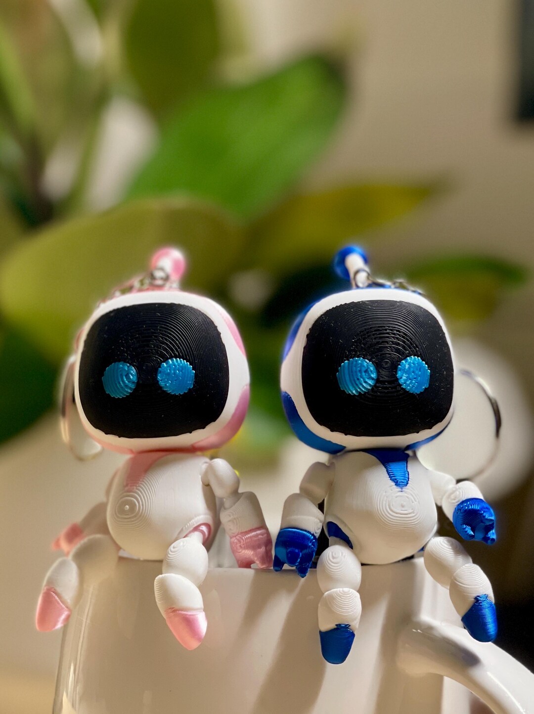 Astro Bot Astro's Playroom Inspired 3D Print Articulated Robot Keychain ...