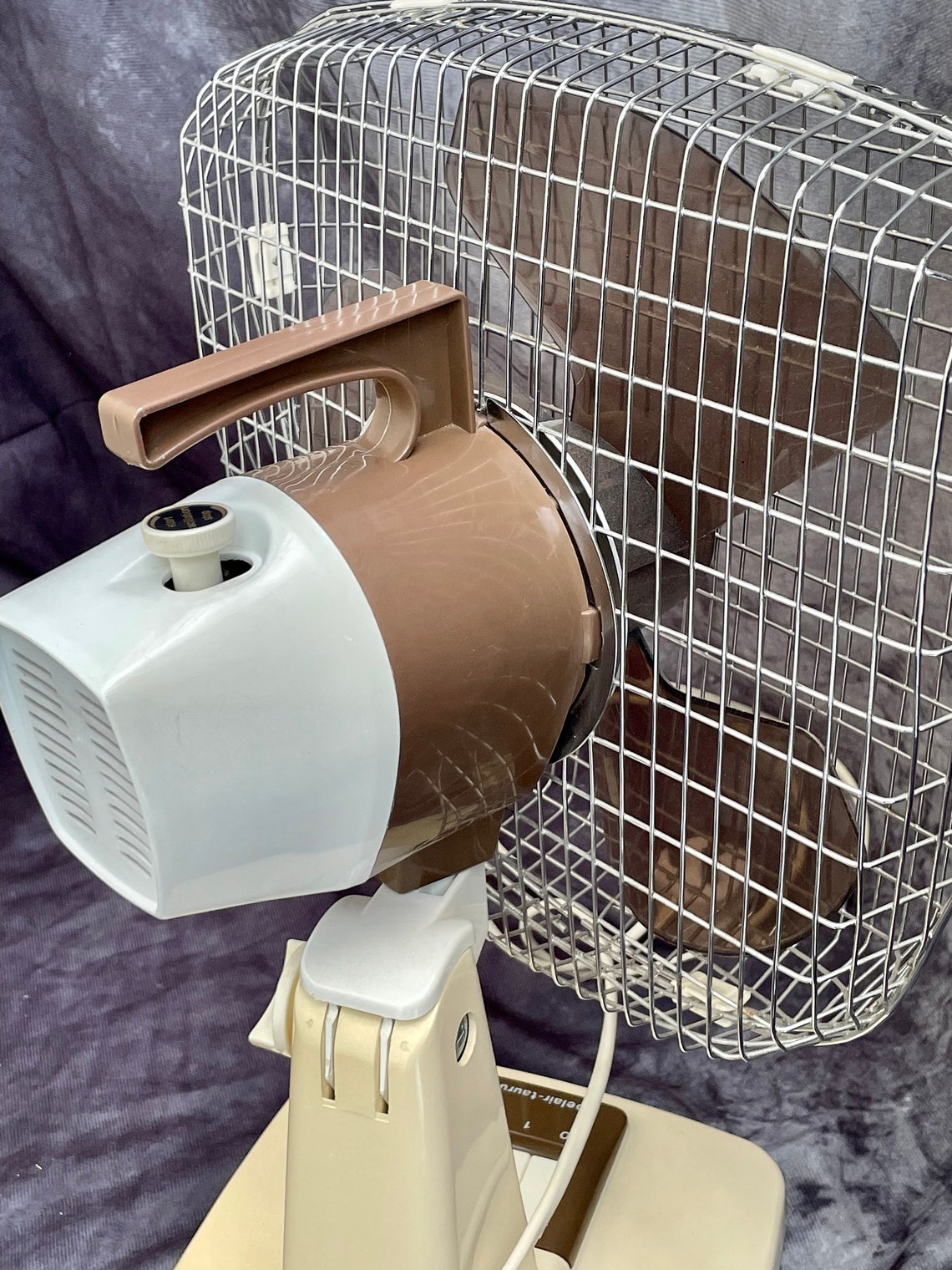 Vintage Desk Fan Rare Find Early 70s Xpelair-taurus Retro Room Fan ...