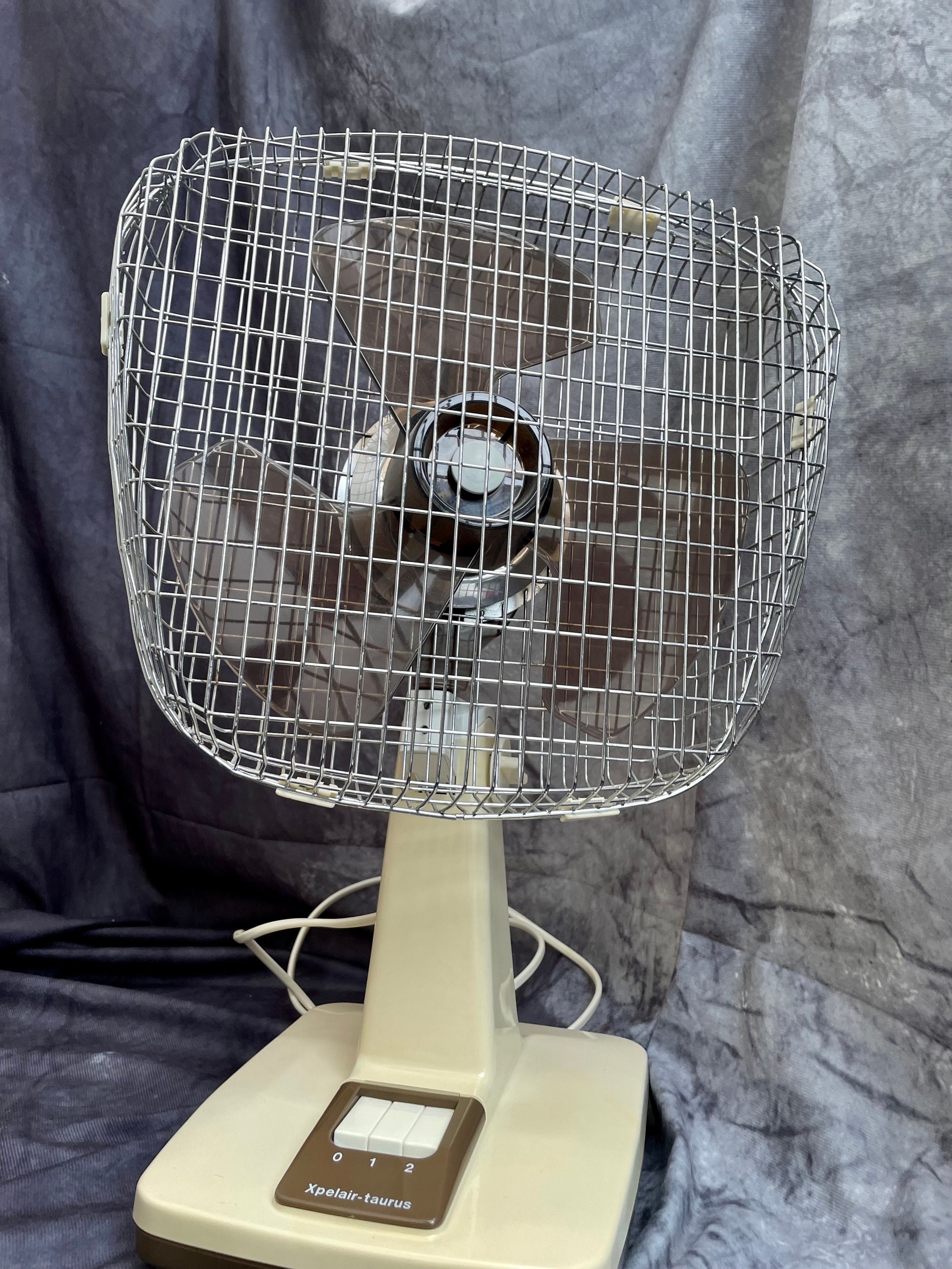 Vintage Desk Fan Rare Find Early 70s Xpelair-taurus Retro Room Fan ...