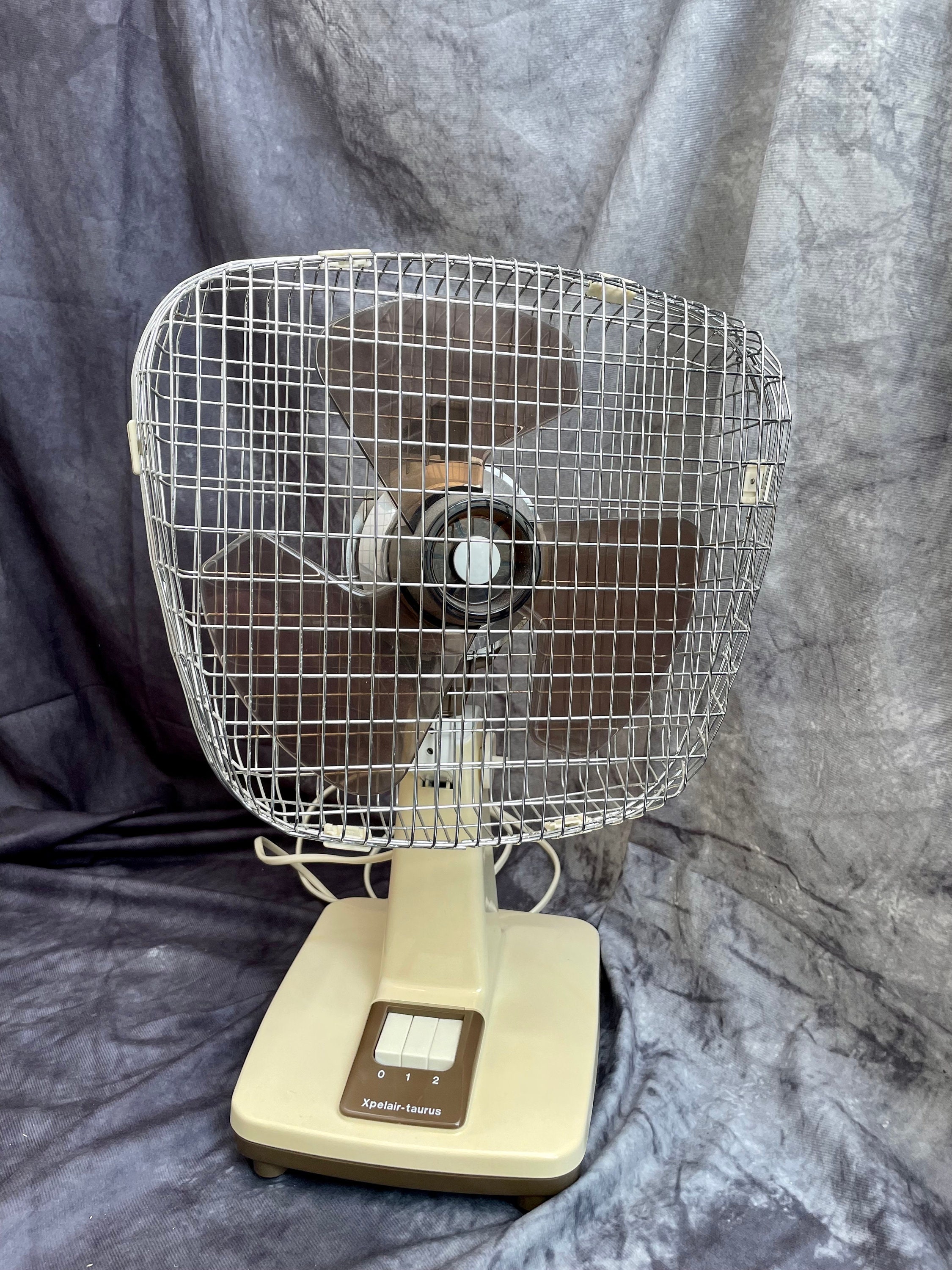 Vintage Desk Fan Rare Find Early 70s Xpelair-taurus Retro Room Fan ...