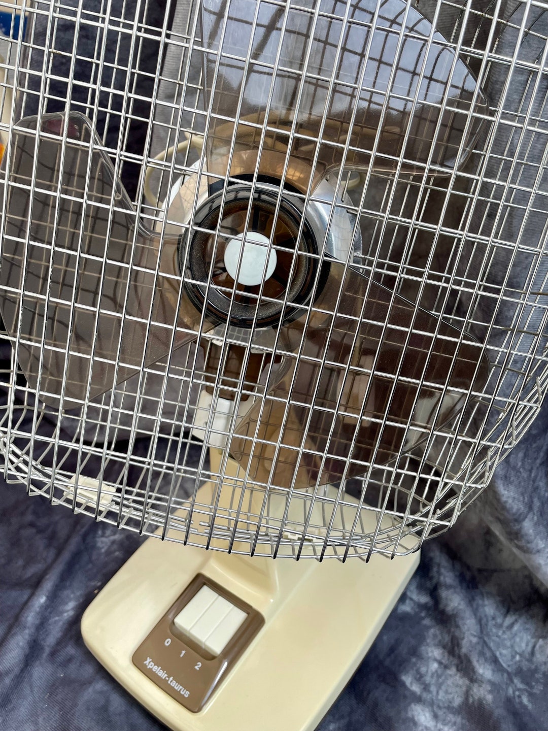 Vintage Desk Fan Rare Find Early 70s Xpelair-taurus Retro Room Fan ...