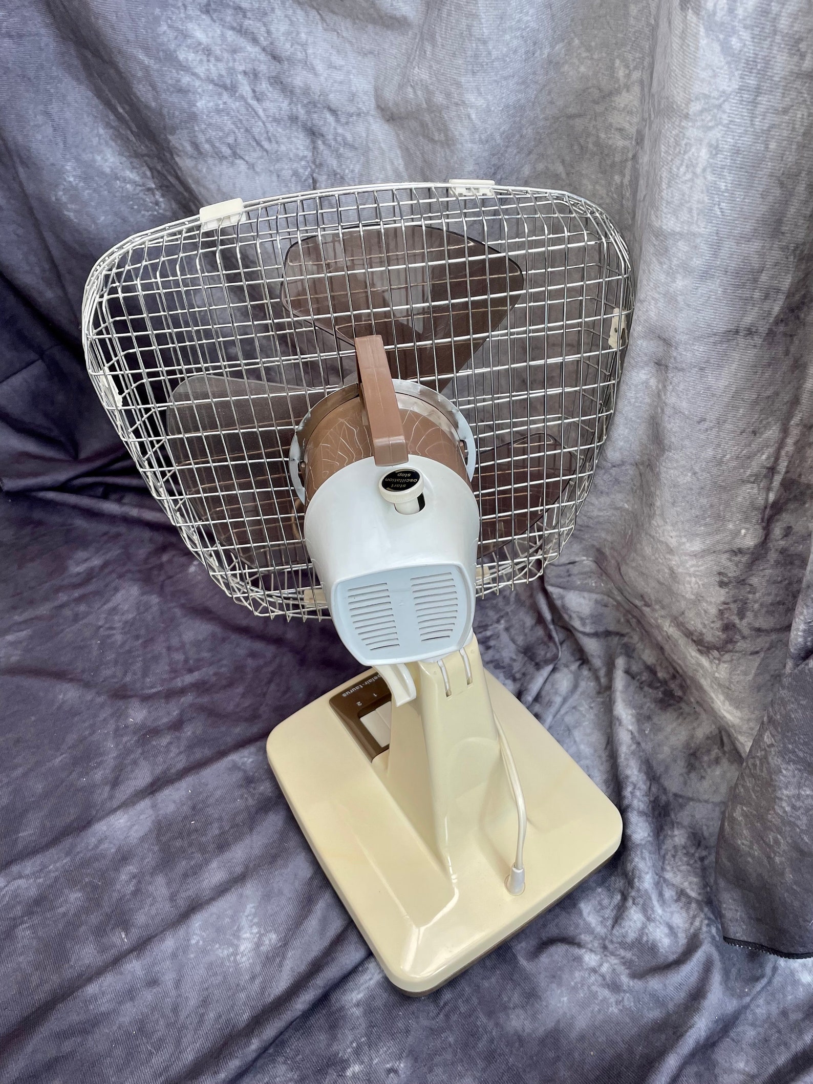 Vintage Desk Fan Rare Find Early 70s Xpelair-taurus Retro Room Fan ...